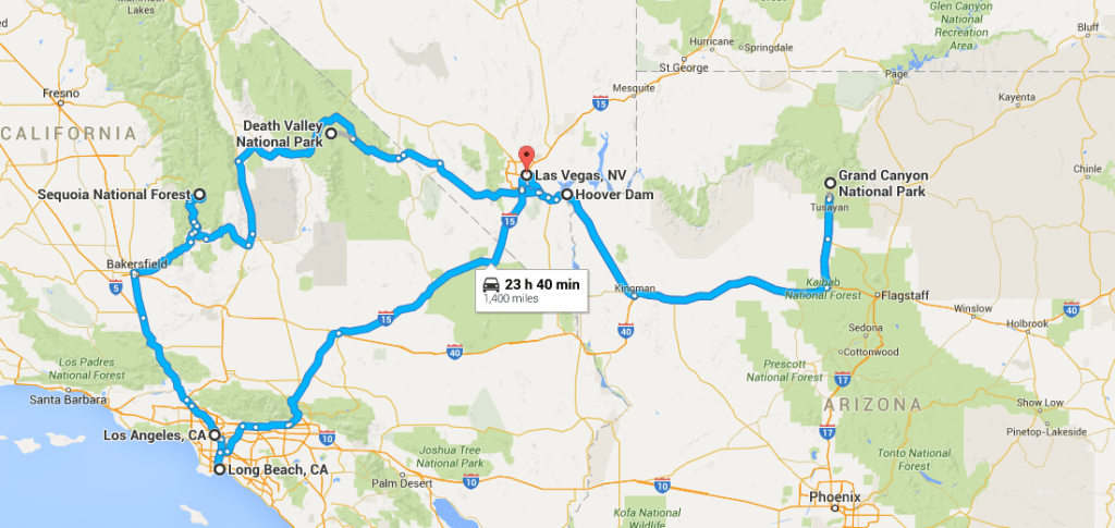 Las Vegas to Death Valley & Los Angeles | Road trip | Ghoomnaphirna ...